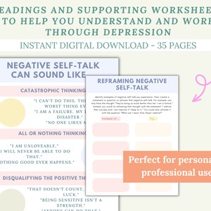 Depression Workbook, Depression Spiral, Depression Coping, Cognitive ...