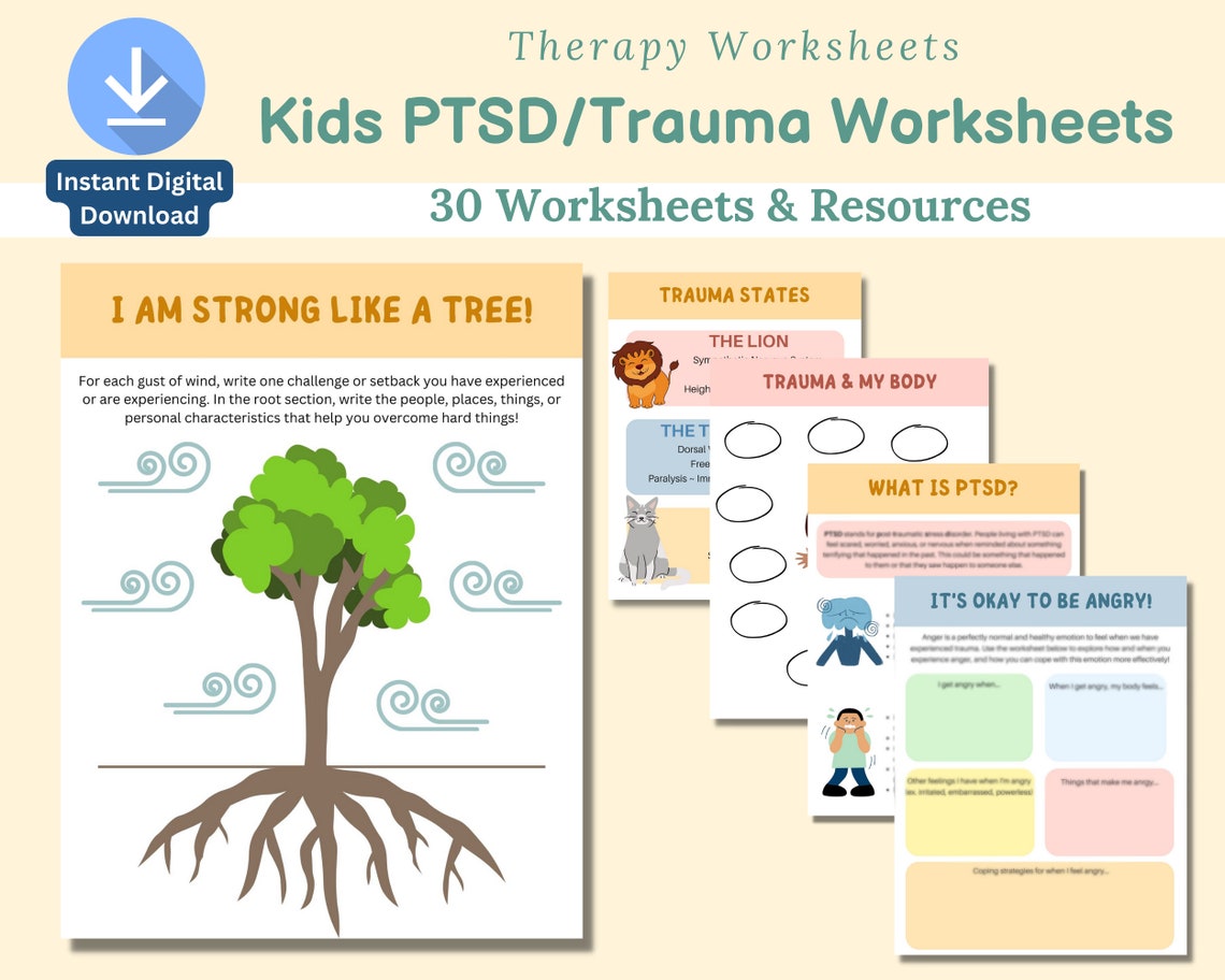 Trauma Bundle, Trauma Healing, PTSD, CPTSD, Somatic Therapy, Ptsd ...