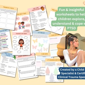 Trauma Worksheets for Kids, Kids Counselling, School Counselling ...