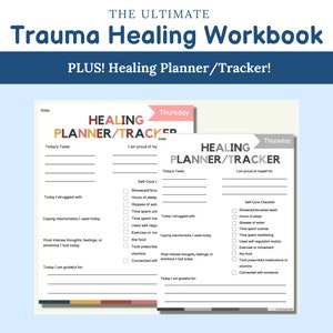 Trauma Healing Workbook | Trauma Therapy Worksheets, PTSD Worksheet ...