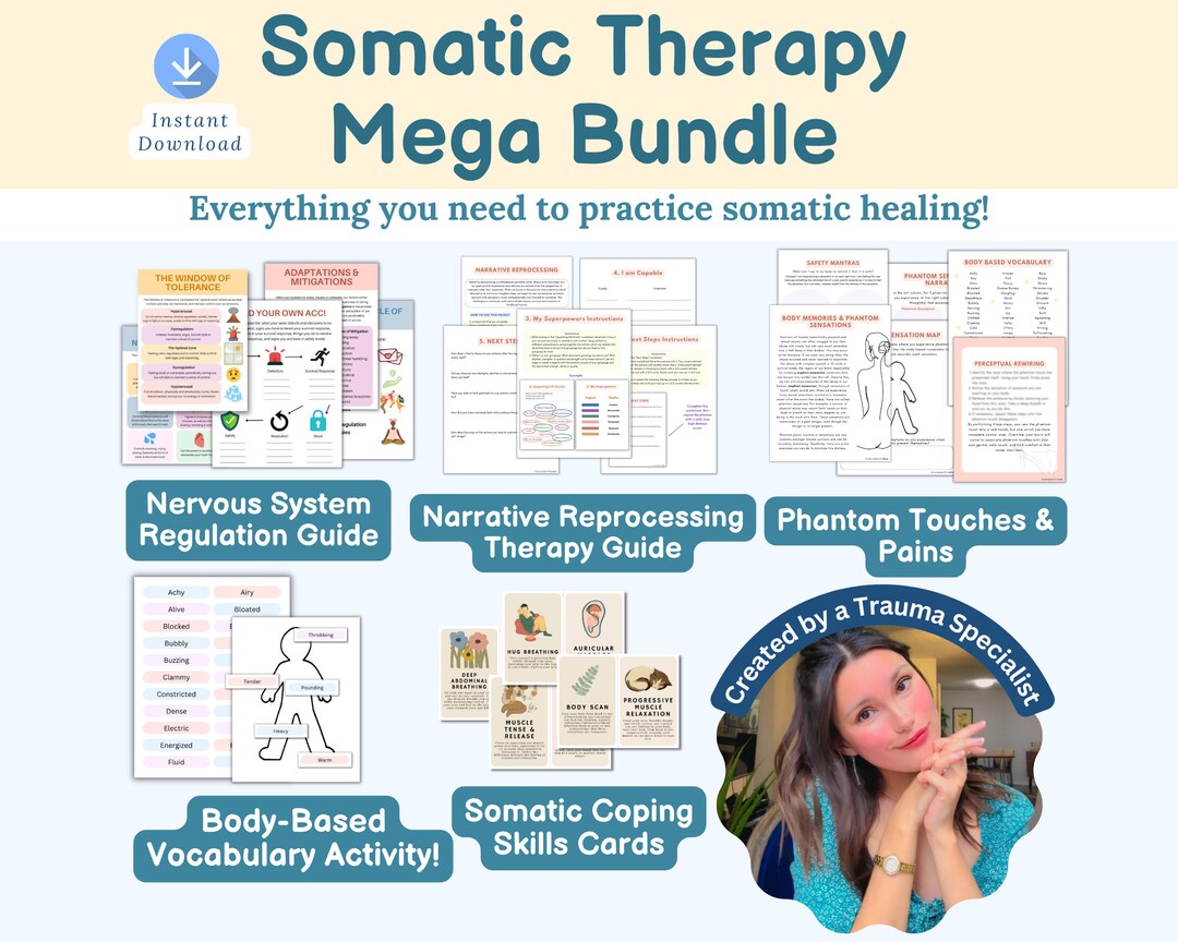 Somatic Therapy Bundle Somatic Exercises Polyvagal Vagus Nerve Somatic Experiencing