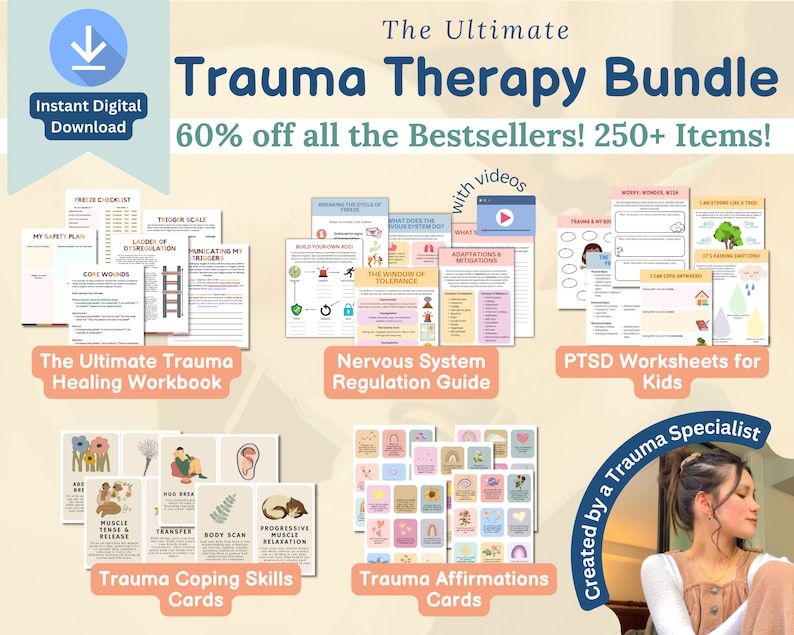 Trauma Bundle, Trauma Healing, PTSD, CPTSD, Somatic Therapy, Ptsd ...