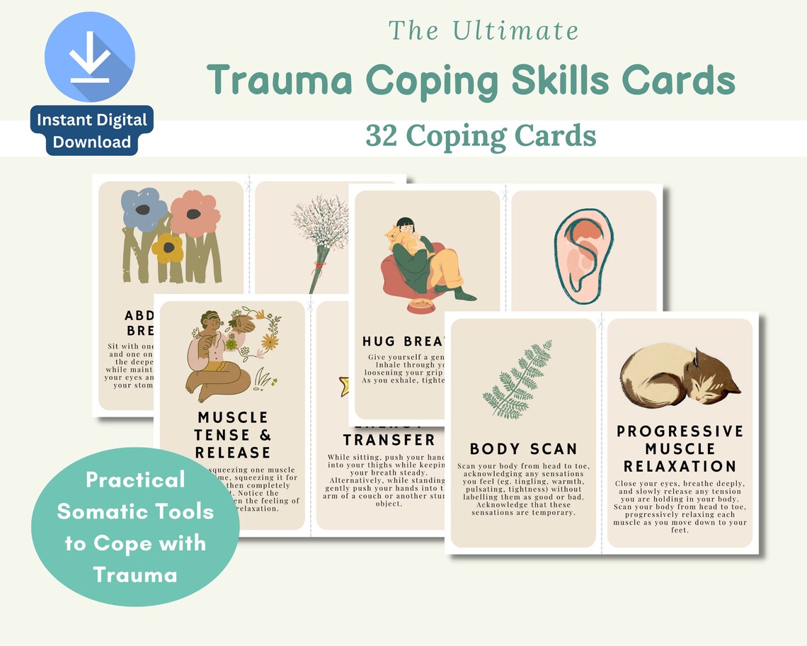 Trauma Bundle, Trauma Healing, PTSD, CPTSD, Somatic Therapy, Ptsd ...