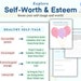 Self Esteem Worksheet Bundle Confidence Worksheets, Self Worth Journal ...