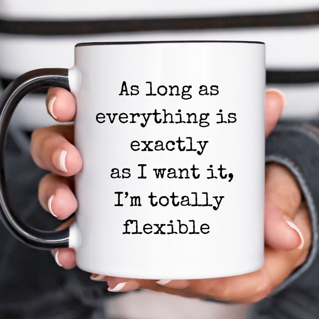 Witty Flexible Mug for Best Friend or Coworker - Large Fun Gift - Etsy