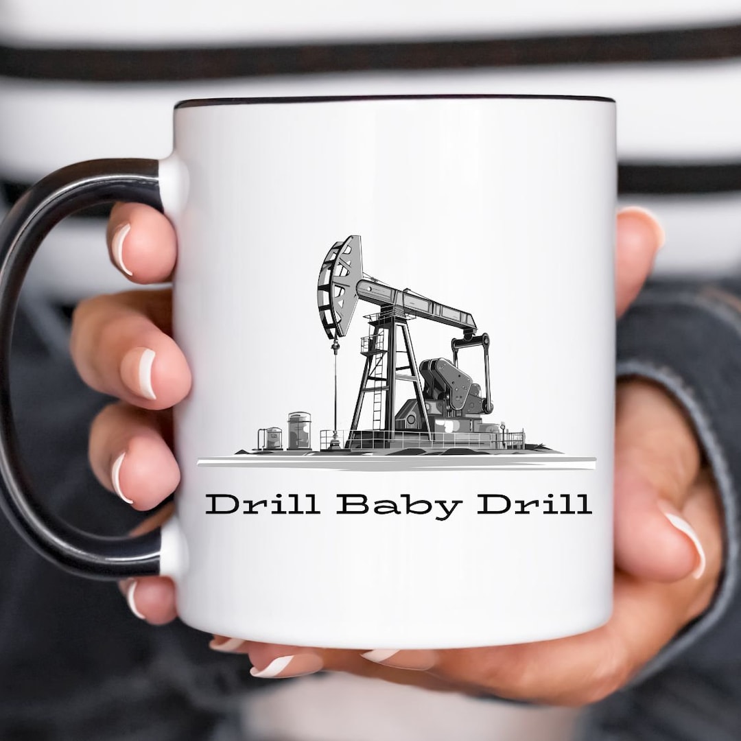 Pump Jack Drilling Mug Oil and Gas Coffee Cup Wildcatter Oilfield Gift ...