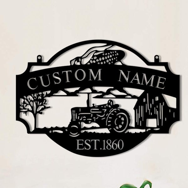 Custom Farm Sign - Etsy