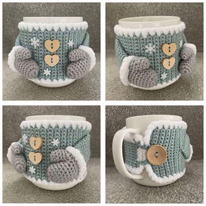 Crochet Christmas Mug Jumper Pattern - English Only - Etsy