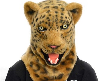 Leopard Headdress Mask - Etsy