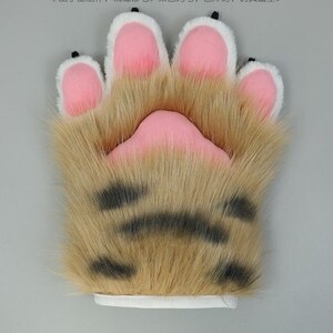 Furrysuit Tiger Hands, Foot Paws, Tail and Headdress Set Tiger Cosplay ...