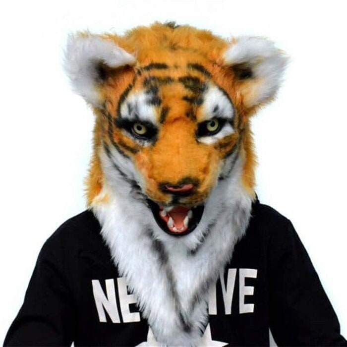 Fursuit Tiger Head Mask Furry Tiger Cosplay Head Tiger - Etsy