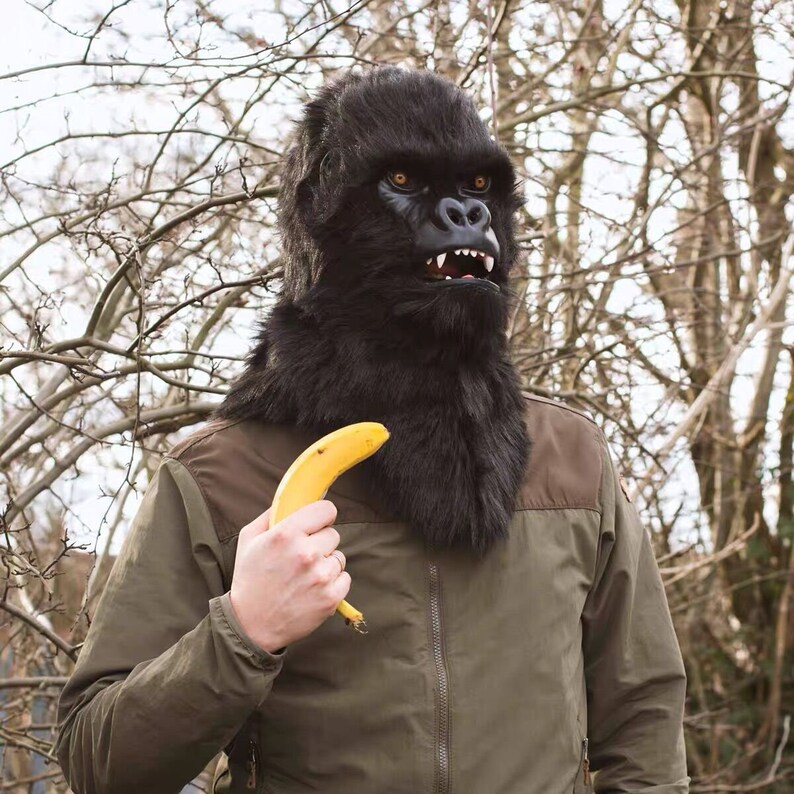 Fursuit Gorilla Head Cosplay Furry Gorilla Head Gorilla - Etsy New Zealand