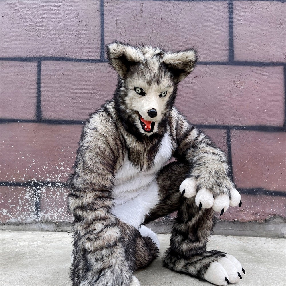 Realistic Wolf Costume For Kids