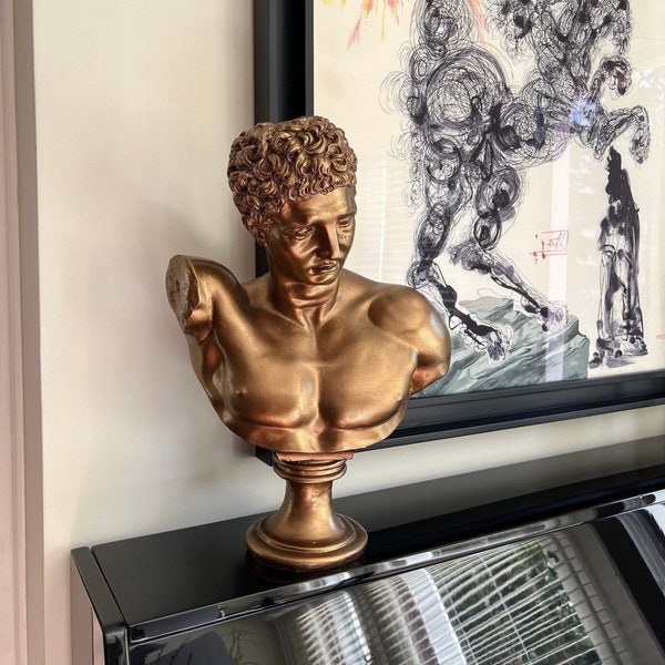 Hermes Bronze Statue - Etsy