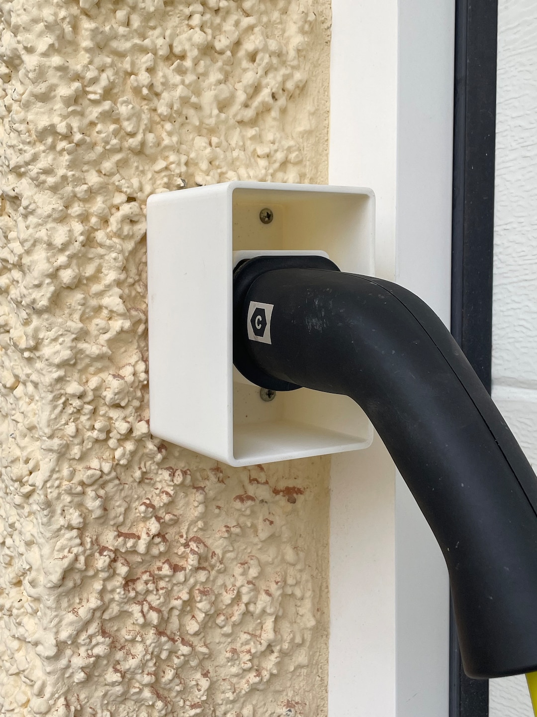 Type 2 EV Charger Plug Holder: Wall-mounted Bracket - Etsy UK