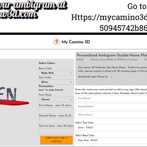 Flip Text Names-custom 3D Personalized Name -name Gift- Sign- Desk Name ...