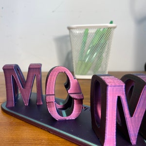 Flip Text Names-custom 3D Personalized Name -name Gift- Sign- Desk Name ...