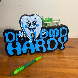 Custom 3D Personalized Dentist Name Plate-custom Dentist Name Sign-name ...