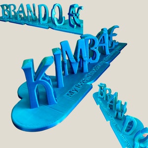 Flip Text Names-custom 3D Personalized Name -name Gift- Sign- Desk Name ...