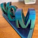 Flip Text Names-custom 3D Personalized Name name Gift Sign Desk Name ...