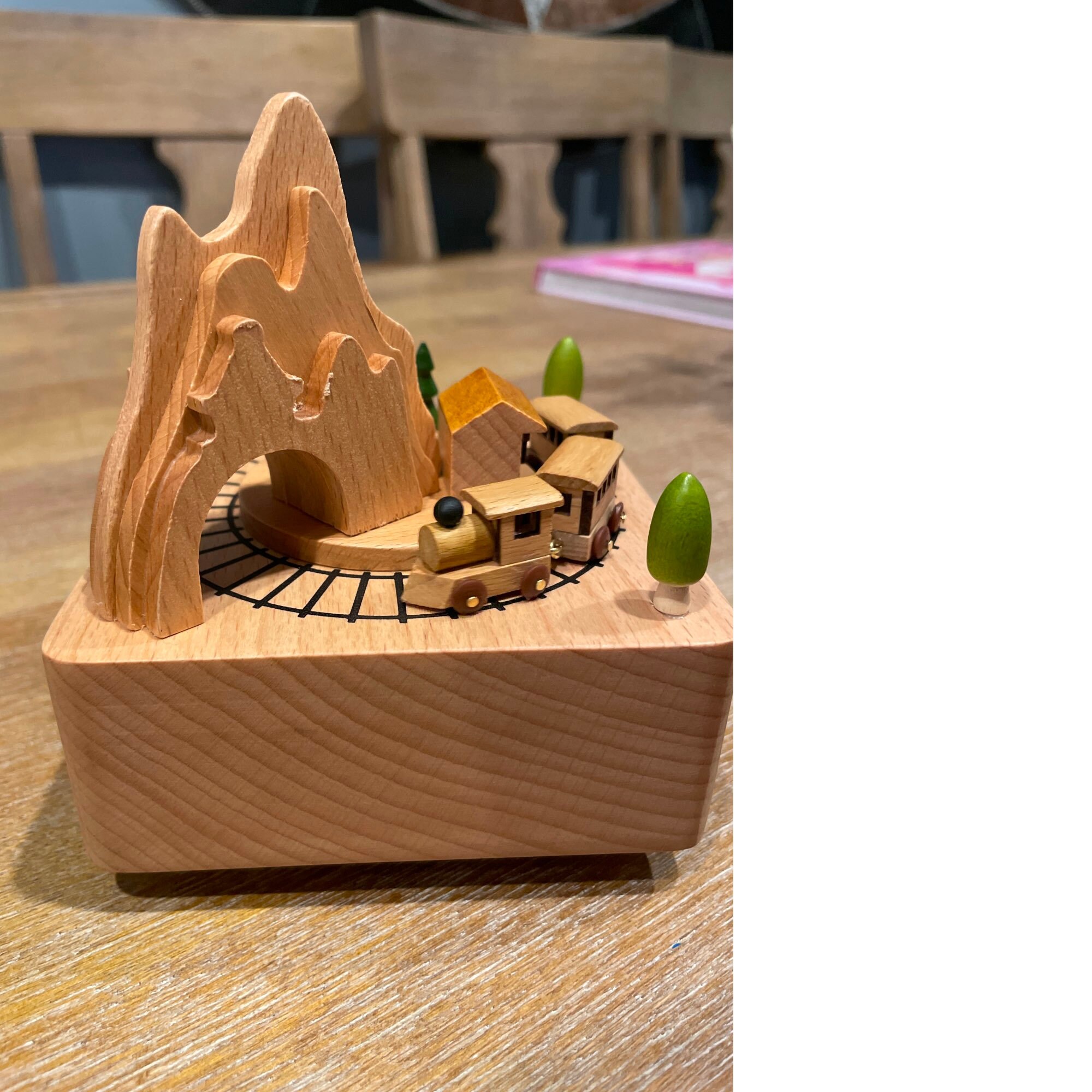 Mechanical Musical Box Wooden Music Box Home Decoration - Etsy