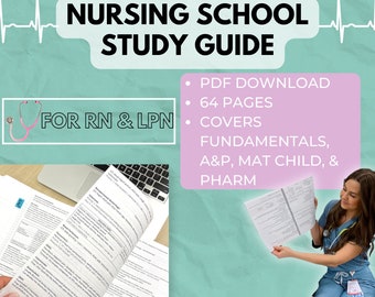 Lpn Study Guide - Etsy