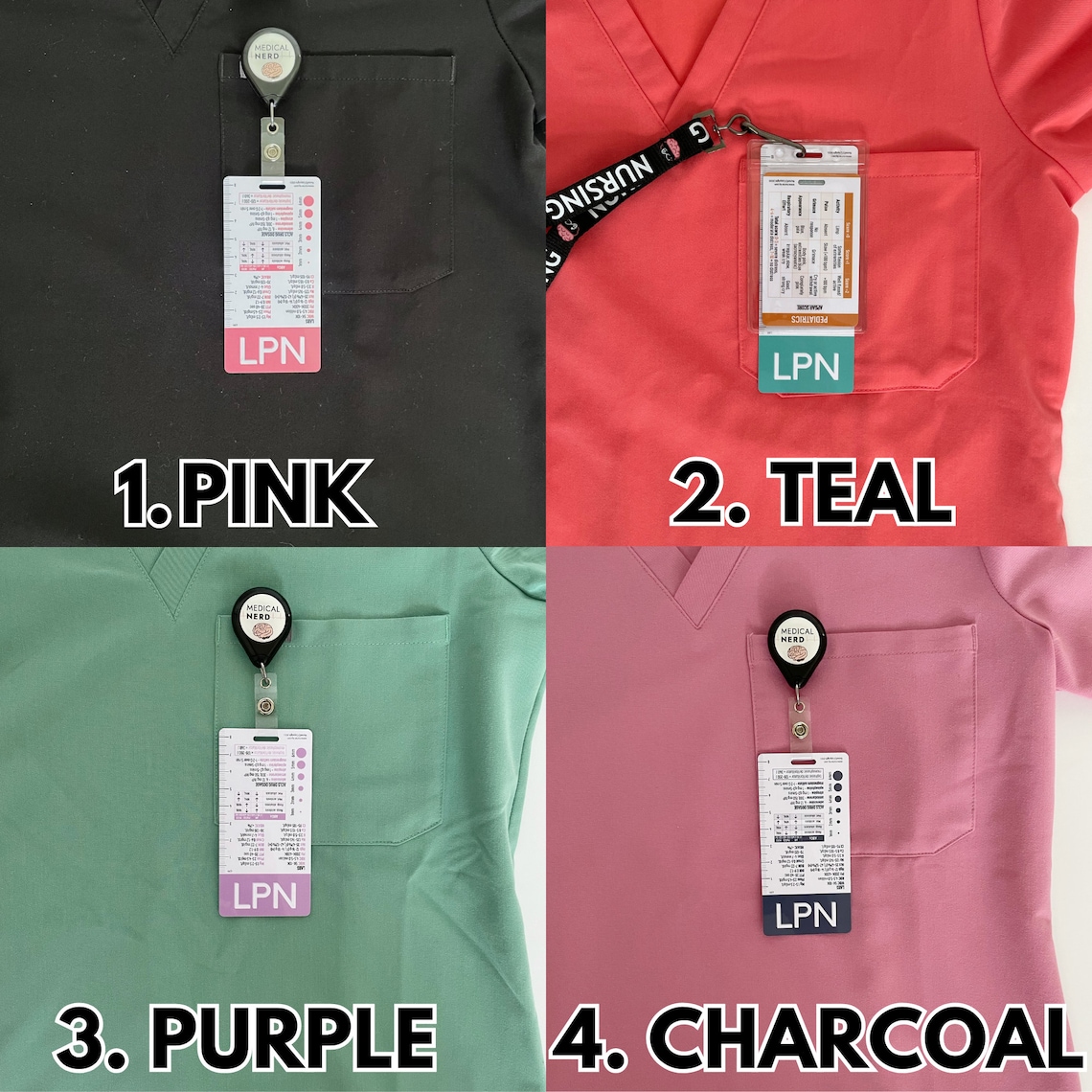 LPN Designation Badge - Licensed Practical Nurse Badge Buddy for Nurses ...