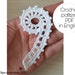 Irish Lace Crochet Scroll Motif Pattern (PDF Pattern) - Etsy