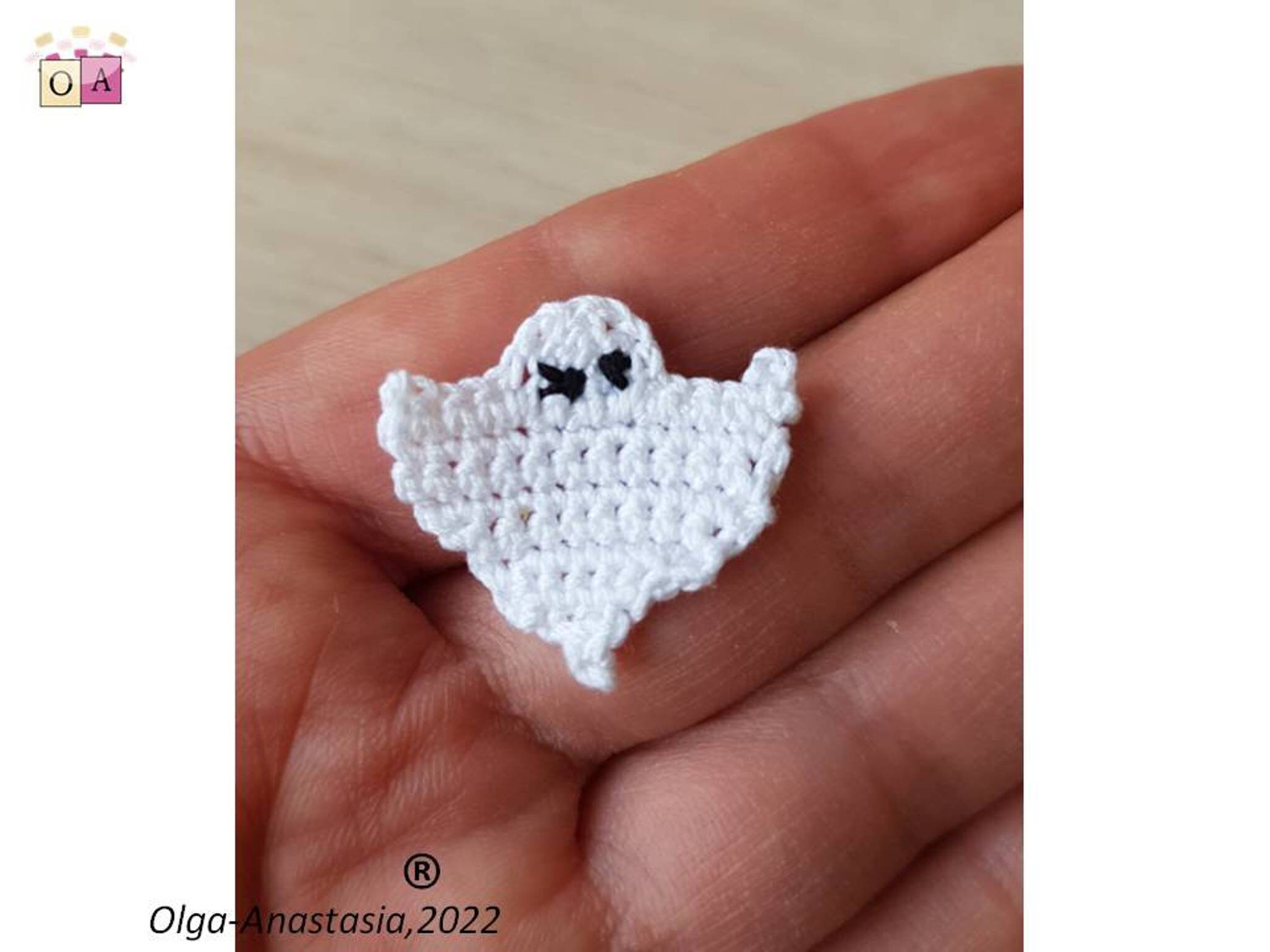 Ghost Crochet Pattern: Irish Lace Motif, Easy Tutorial (PDF) - Etsy