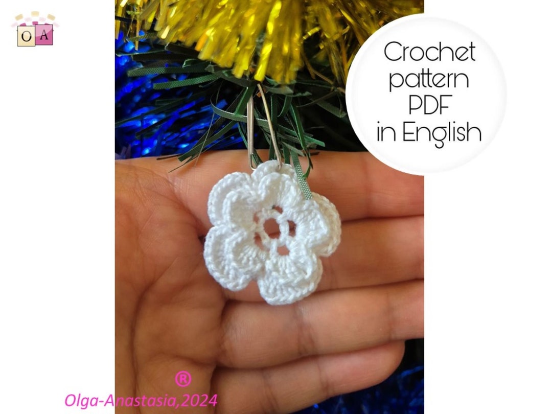 3D Crochet Snowflake Pattern: Easy Christmas Decor (PDF Pattern) - Etsy