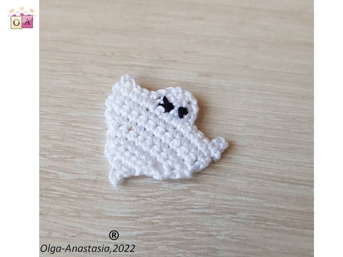 Ghost Crochet Pattern: Irish Lace Motif, Easy Tutorial (PDF) - Etsy