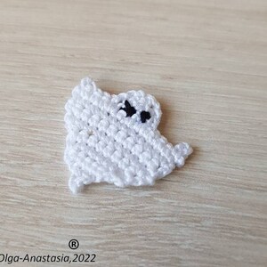 Ghost Crochet Pattern: Irish Lace Motif, Easy Tutorial (PDF) - Etsy