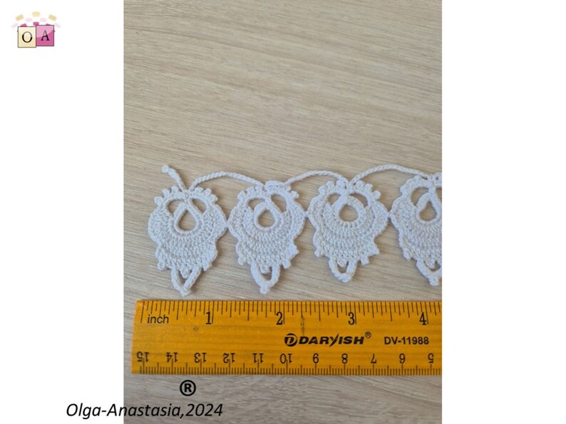 Irish Crochet Lace Pattern: Antique Floral Border (PDF Pattern) - Etsy