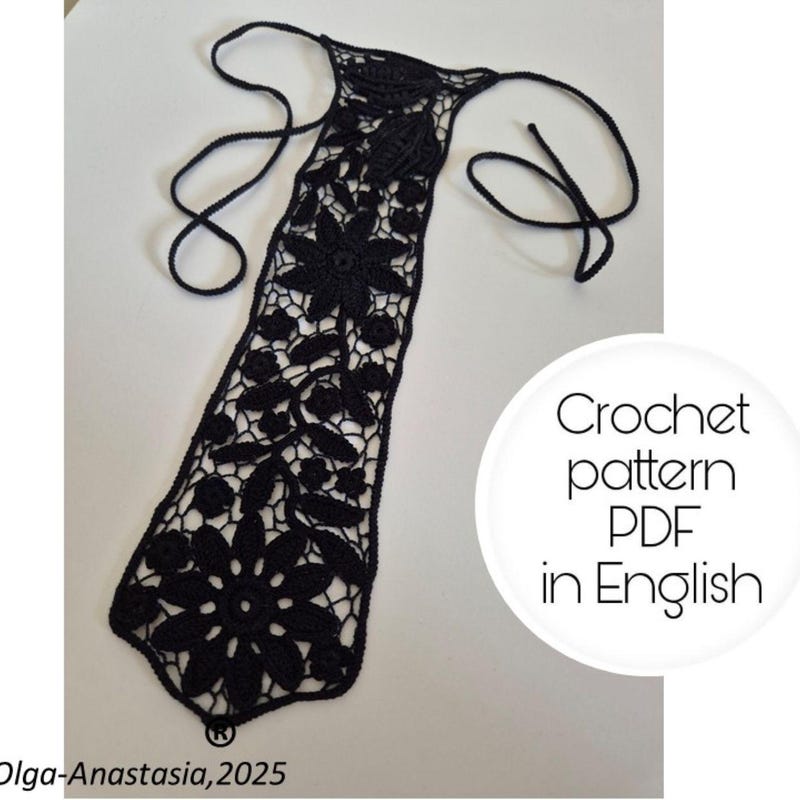 Lace Necktie - Etsy