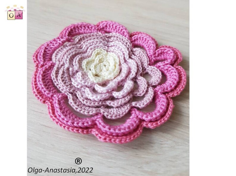 Vintage Irish Rose Crochet Pattern Irish Lace Motif Pattern - Etsy