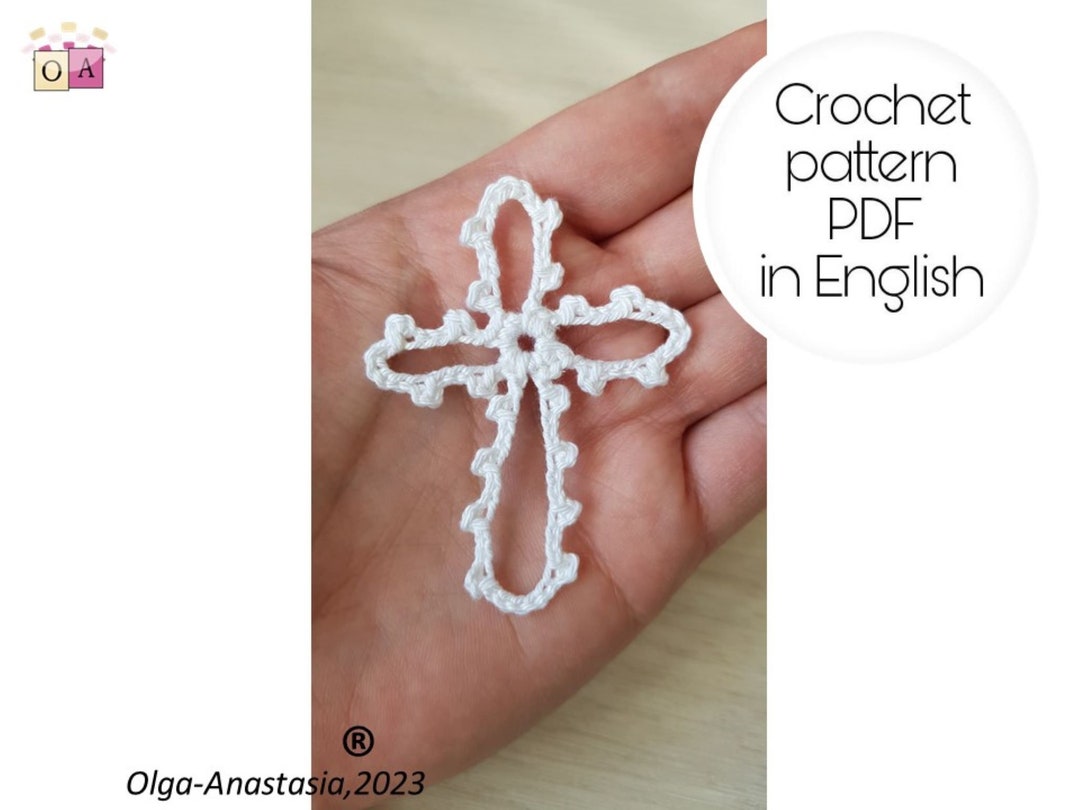 Crochet Cross Bookmark Pattern: Detailed DIY Tutorial (PDF Pattern) - Etsy