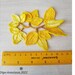 Yellow Crochet Leaf Branch Pattern: Irish Lace Applique (PDF Pattern ...