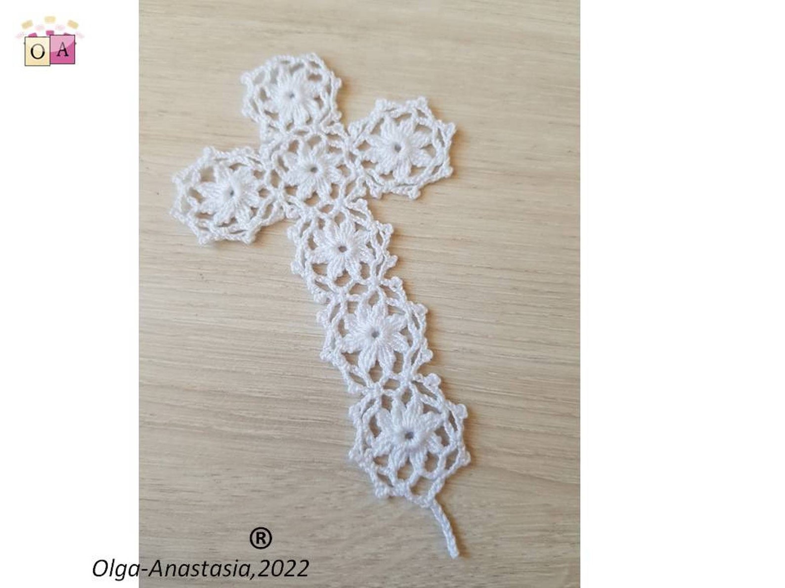 Crochet Cross Bookmark Pattern: Detailed Tutorial (PDF Pattern) - Etsy