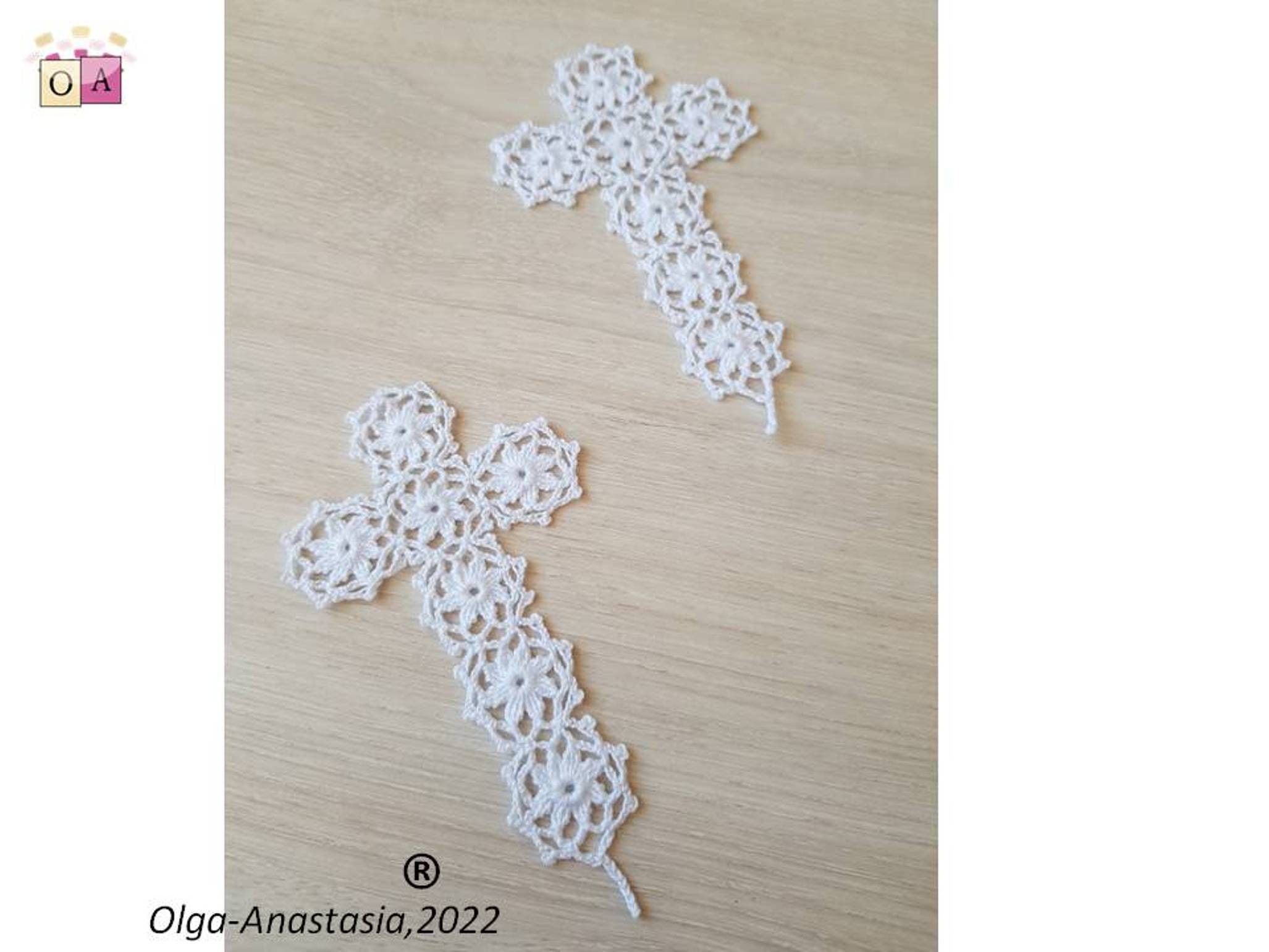 Crochet Cross Bookmark Pattern: Detailed Tutorial (PDF Pattern) - Etsy