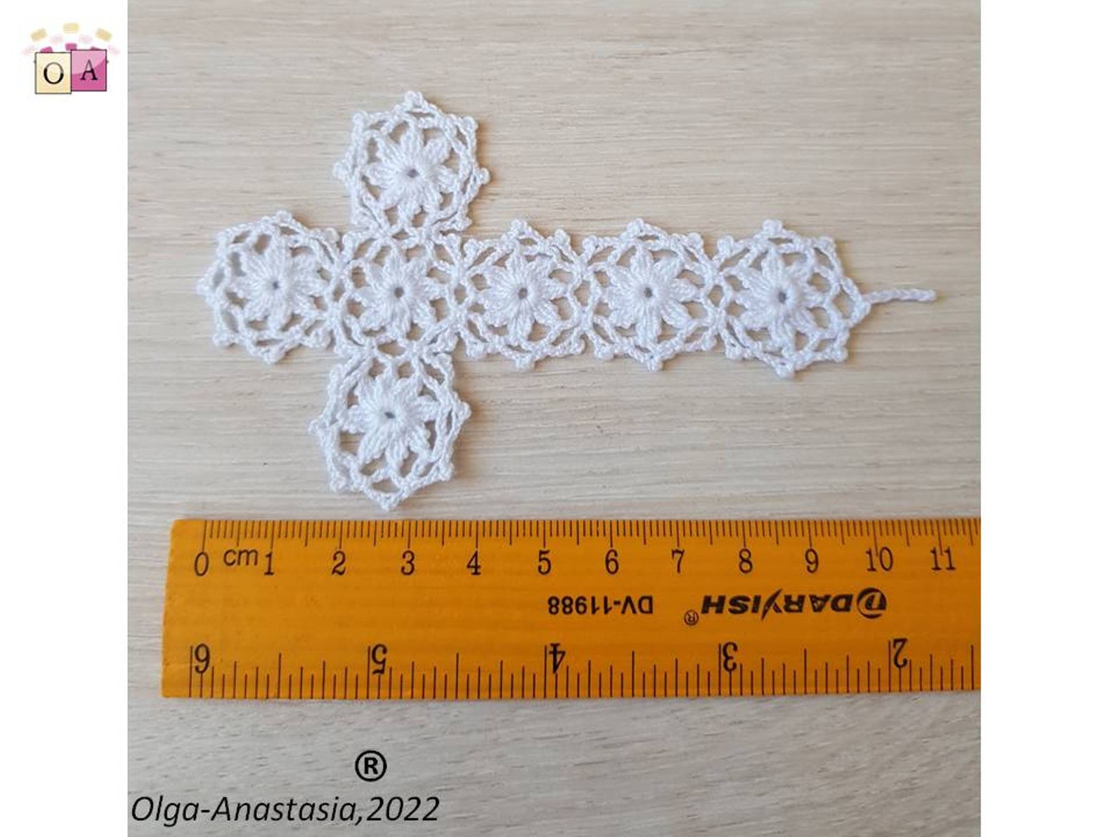 Crochet Cross Bookmark Pattern: Detailed Tutorial (PDF Pattern) - Etsy