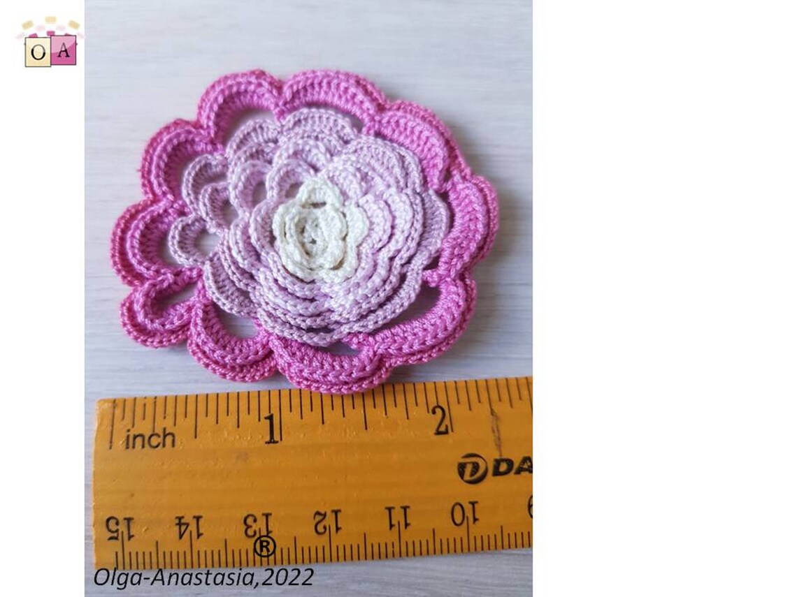 Vintage Irish Rose Crochet Pattern Irish Lace Motif Pattern - Etsy