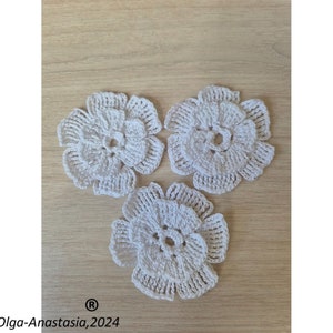 Irish Crochet Rose Pattern: Victorian Lace Motif (PDF Pattern) - Etsy