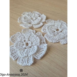 Irish Crochet Rose Pattern: Victorian Lace Motif (PDF Pattern) - Etsy