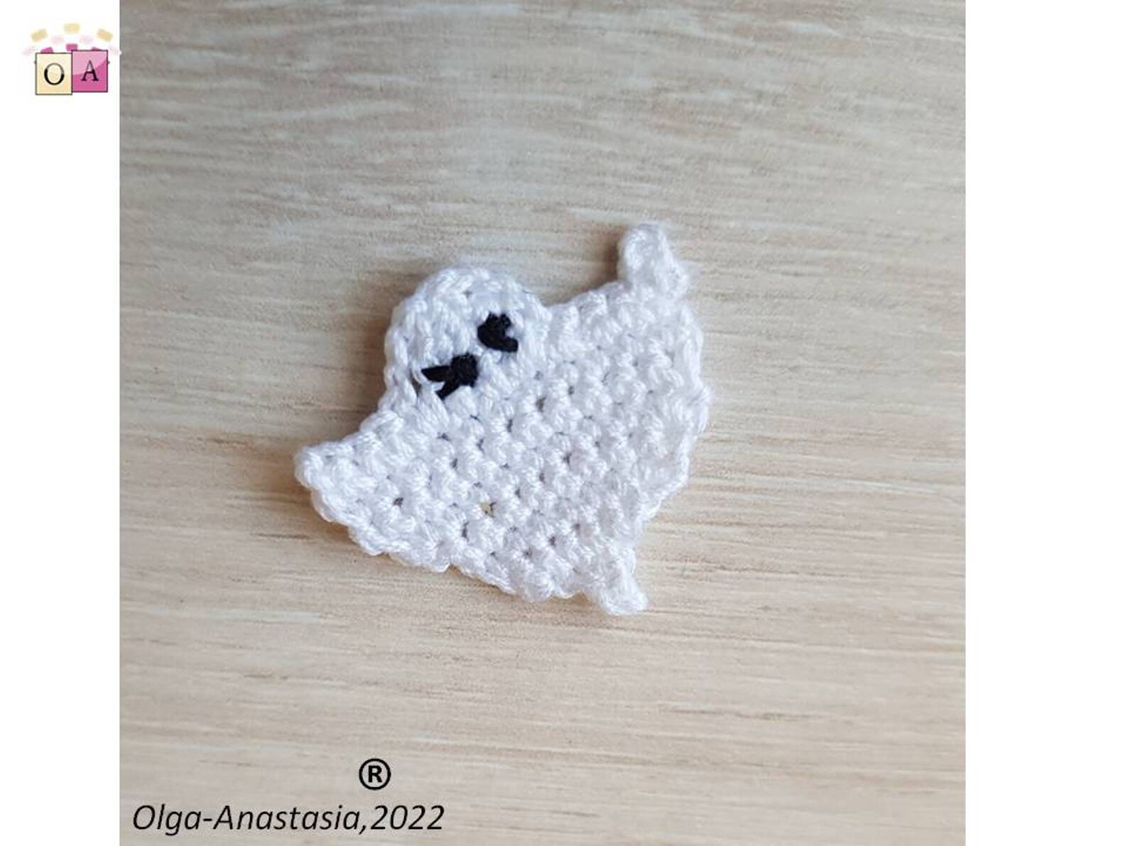 Ghost Crochet Pattern: Irish Lace Motif, Easy Tutorial (PDF) - Etsy