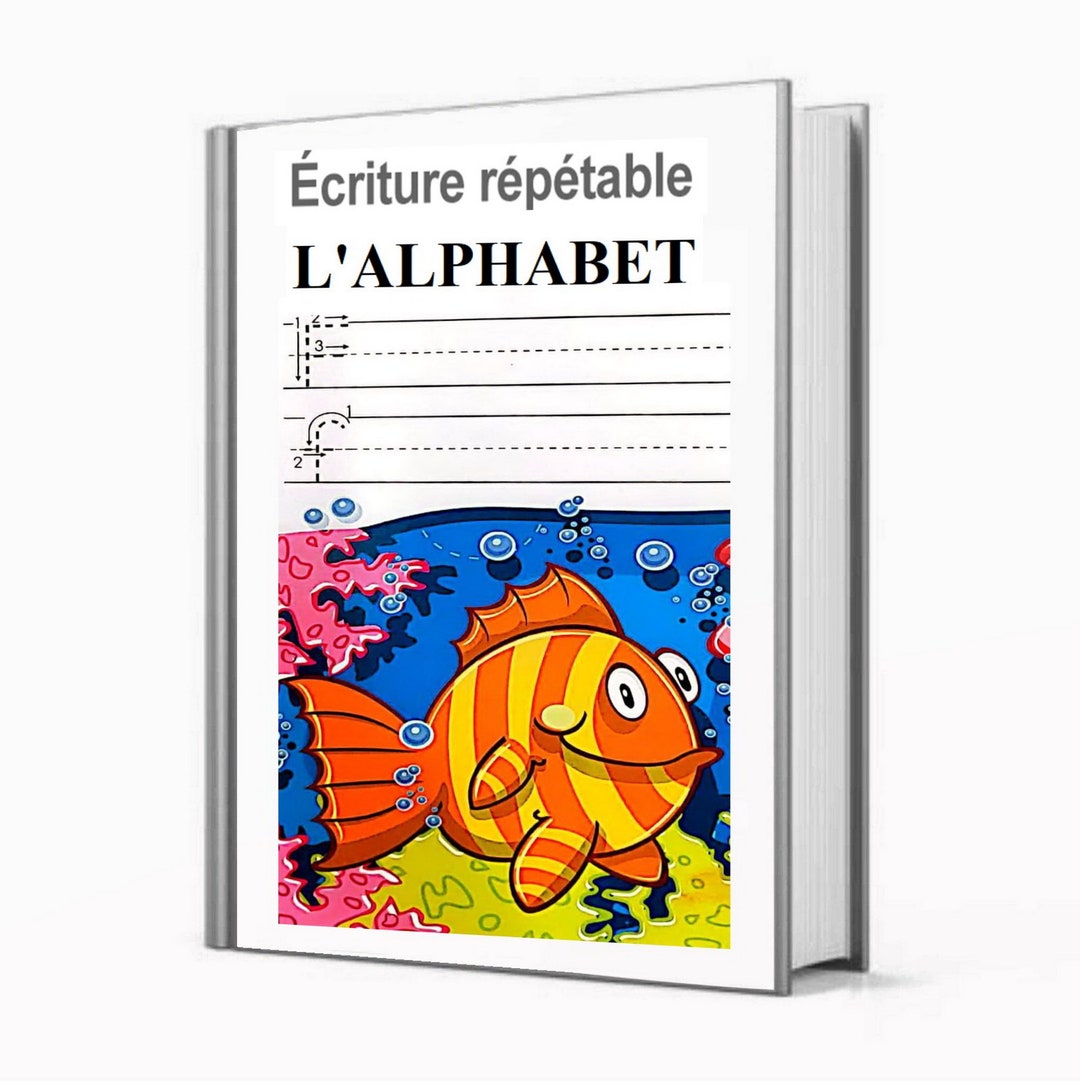French ABC Writing Practice Workbook: Printable Worksheets (PDF) - Etsy