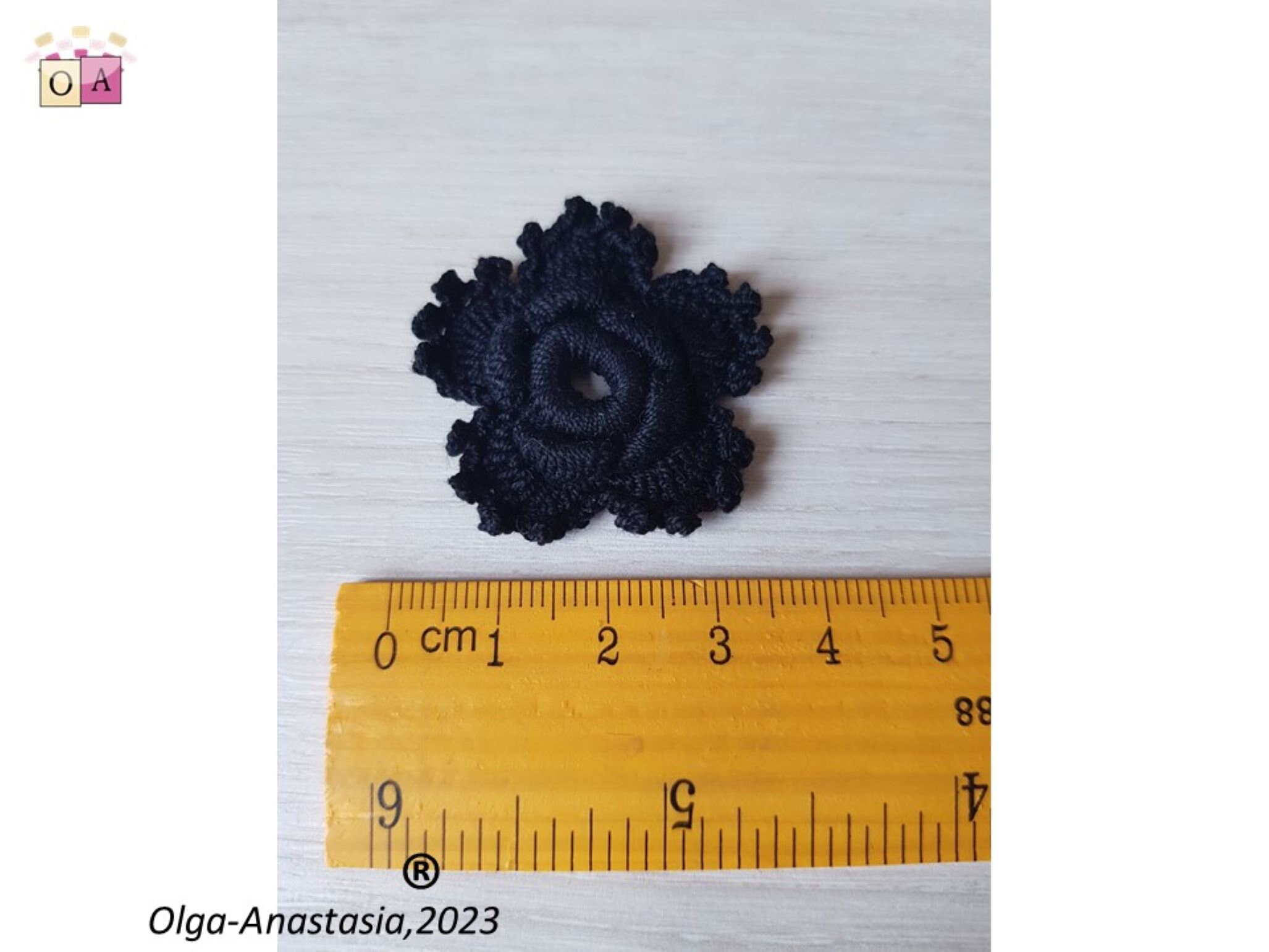 Clones Irish Lace Crochet Pattern: Antique Black Motif (PDF Pattern) - Etsy