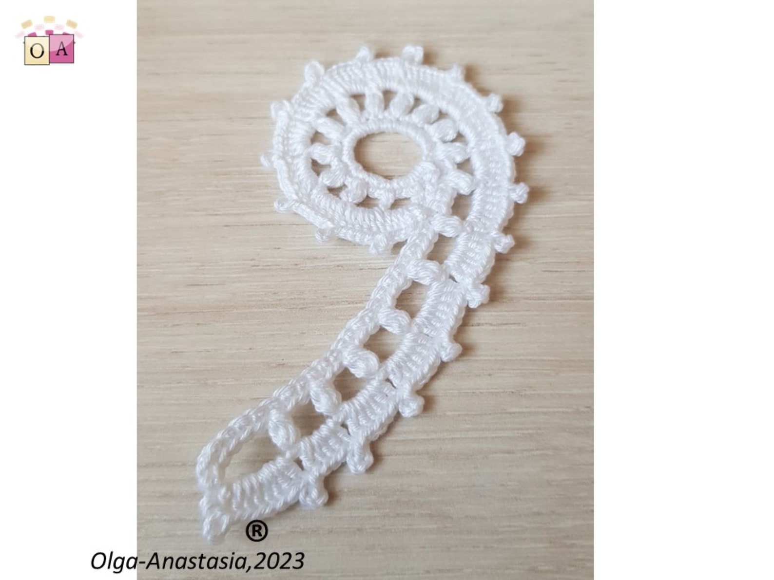 Irish Lace Crochet Scroll Motif Pattern (PDF Pattern) - Etsy