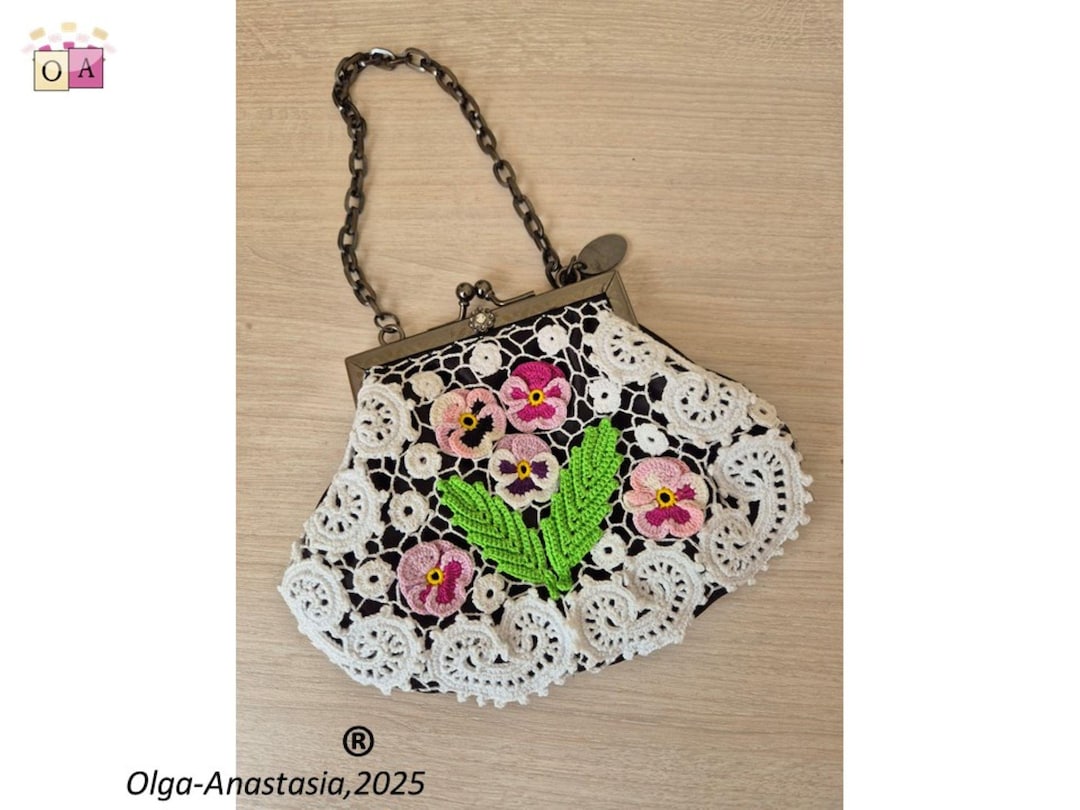 Beginner Irish Crochet Patterns: Dress, Collar, Bag (PDF Tutorial) - Etsy