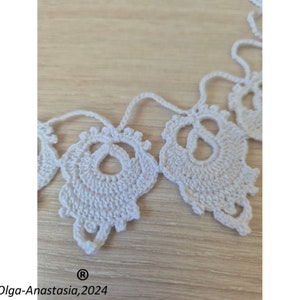 Irish Crochet Lace Pattern: Antique Floral Border (PDF Pattern) - Etsy