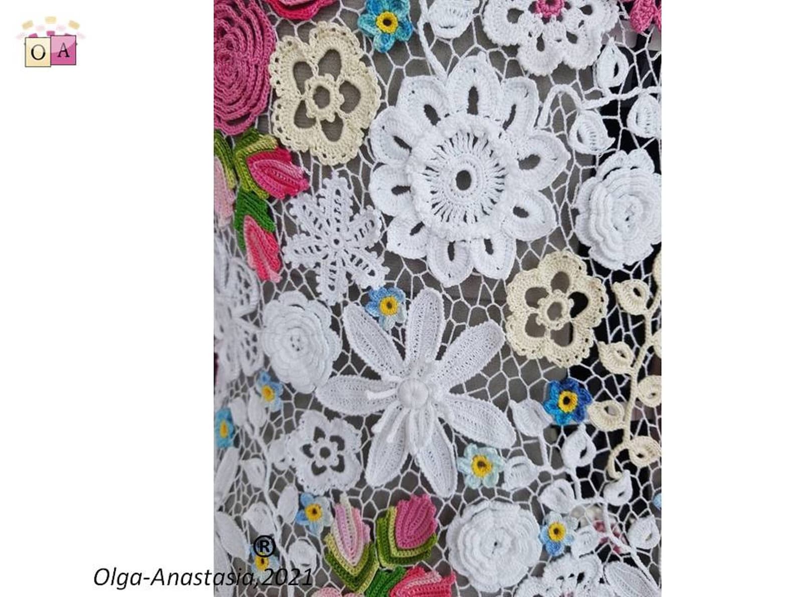 Crochet Cardigan Pattern Modern Irish Lace Wedding Crochet - Etsy